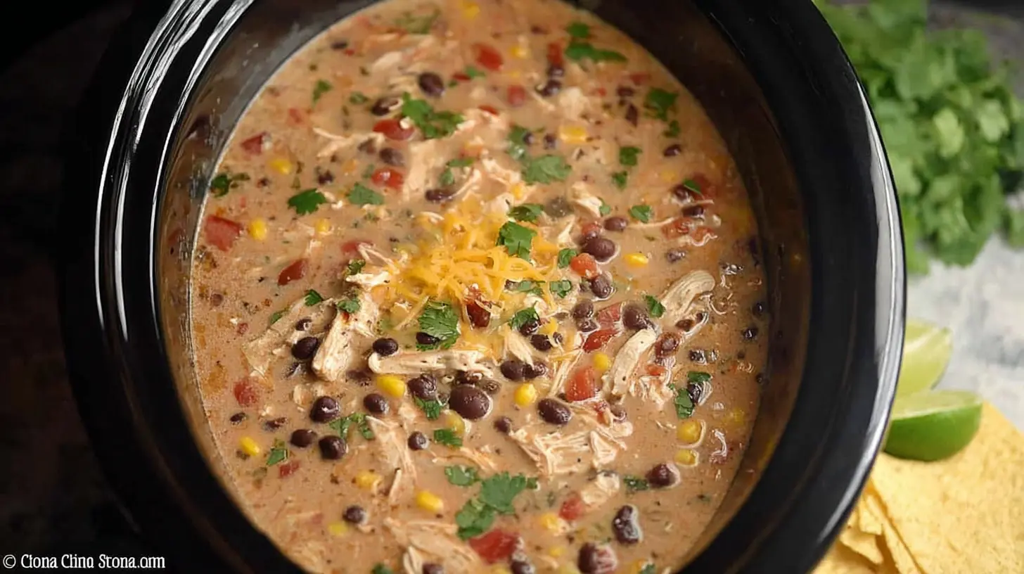 Slow Cooker Fiesta Chicken Soup: 5 Easy Steps