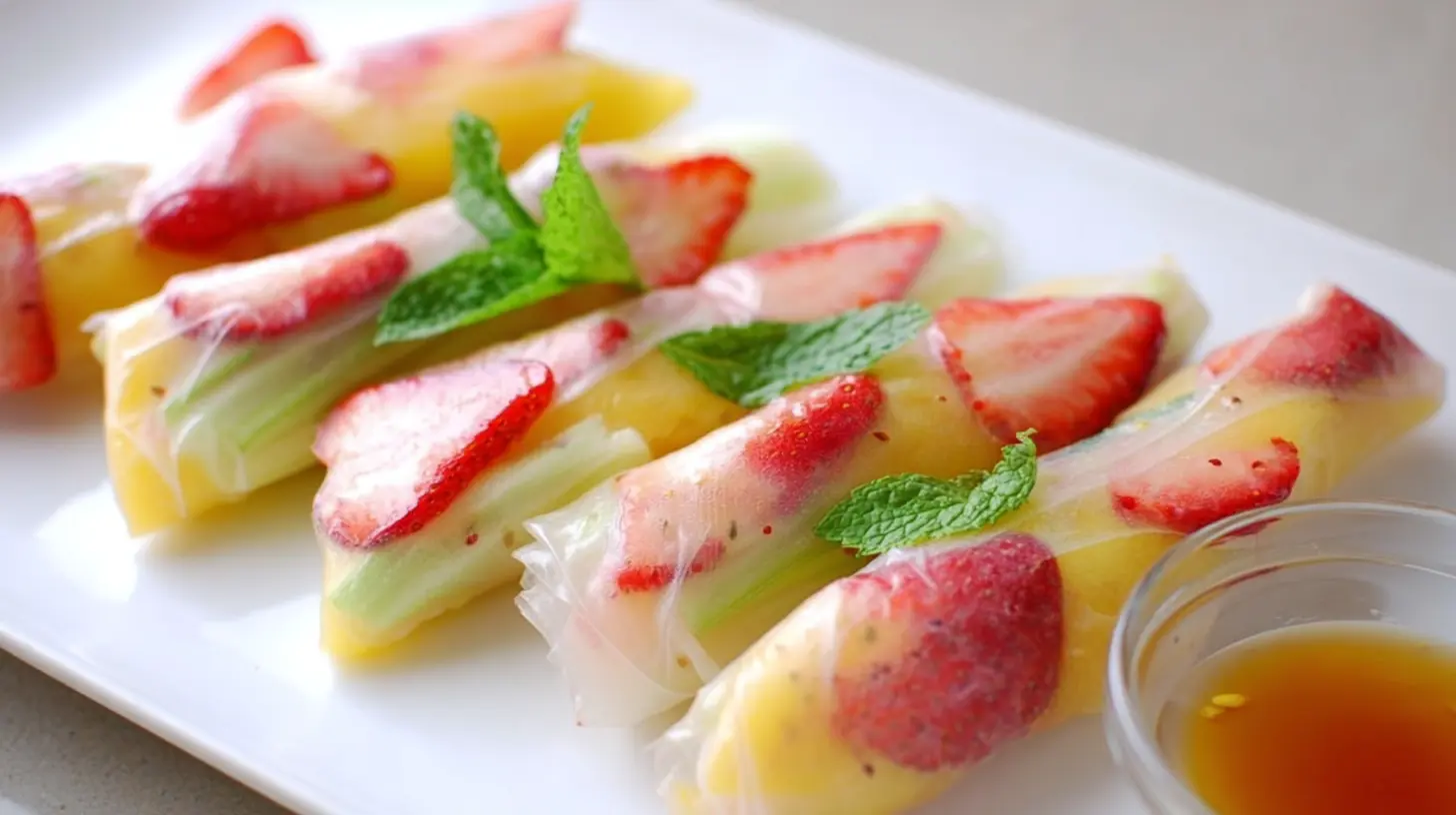 Fruit Spring Rolls: 5 Easy Steps to Sweet Delight
